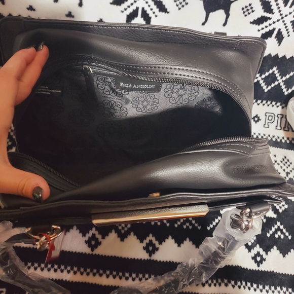 Enzo Angiolini | Bags | Enzo Angiolini Black Purse Wallet Set Nwt ...